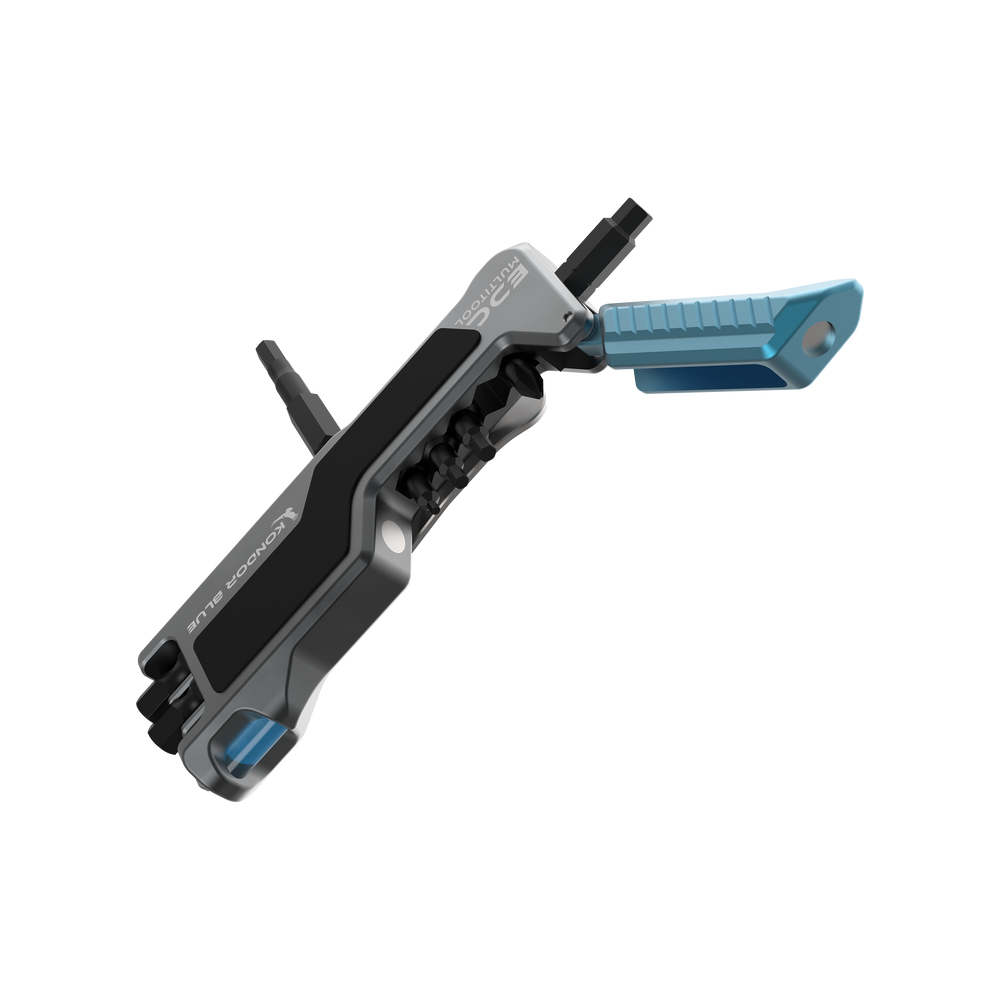 EDC Camera Multi-Tool with Bit Driver | Kondor Blue