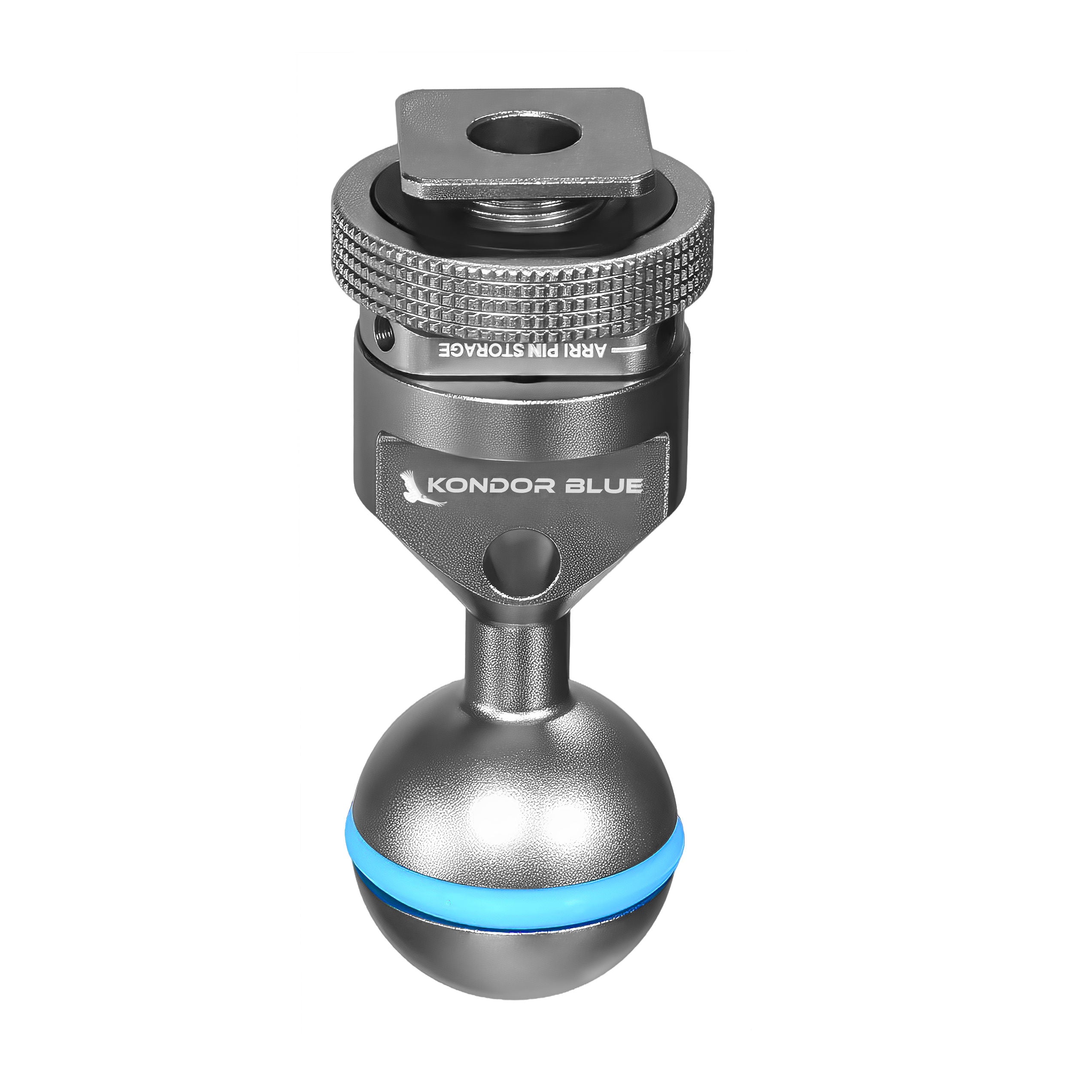 ARRI 3/8" Accessory Mount Ball Head for Magic Arms – Kondor Blue