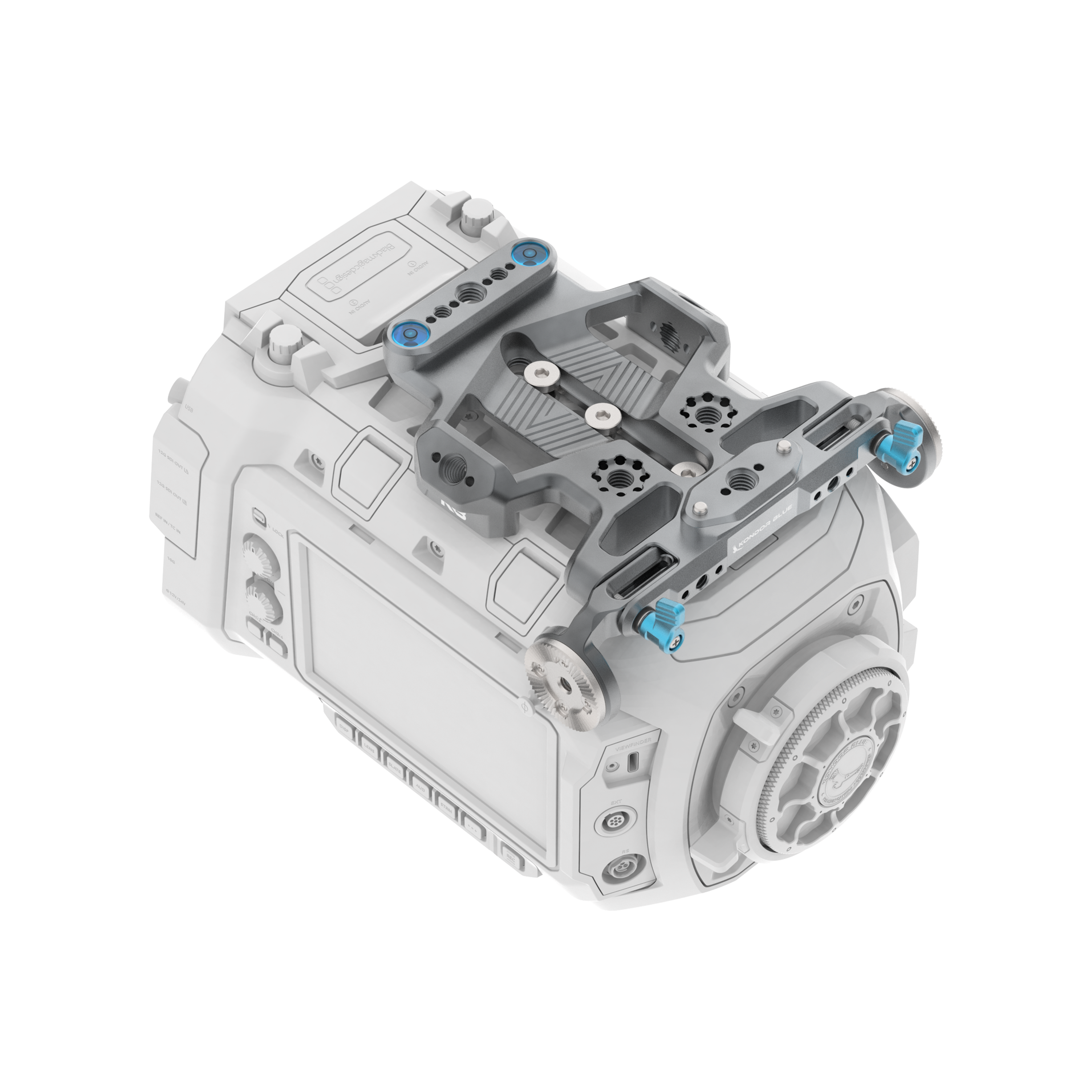URSA Cine/Mini Top Plate – ARRI/NATO Compatible | Kondor Blue