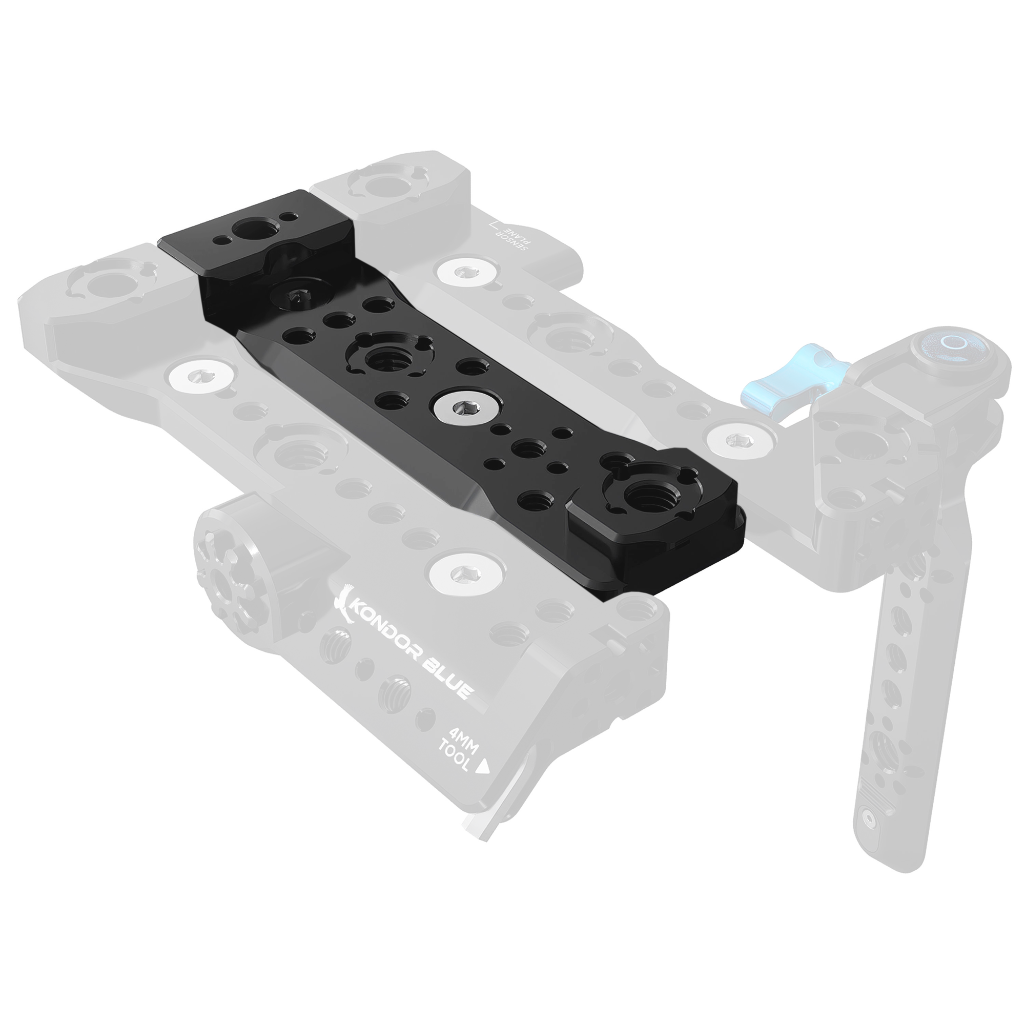 Kondor Blue Sony FX6 Cage, Top Handle Extension, & Rigging Options