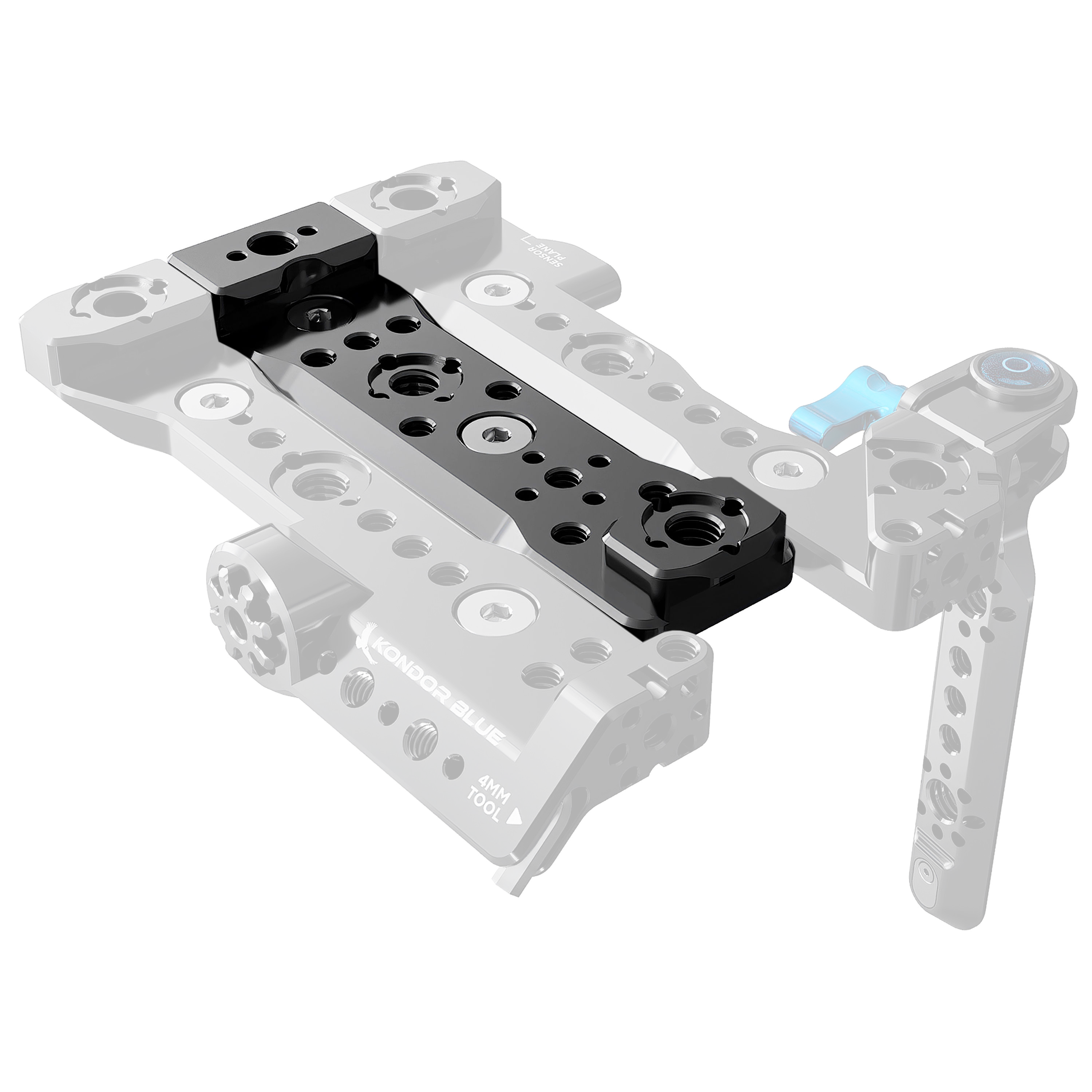 Kondor Blue Sony FX6 Cage, Top Handle Extension, & Rigging Options